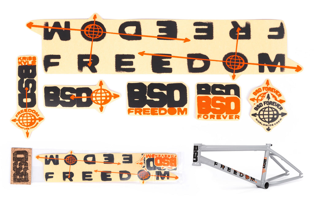 BSD BMX - Freedom Frame Sticker Pack - Kriss Kyle signature – BSD Euro ...