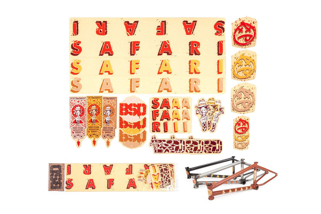 BSD BMX - Safari Frame Sticker Pack - Reed Stark signature – BSD Euro store